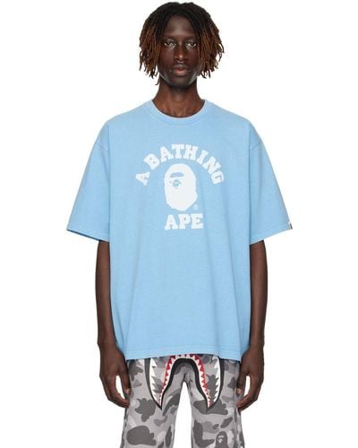 Blue A Bathing Ape Clothing for Men | Lyst