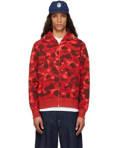Red A Bathing Ape Clothing for Men | Lyst