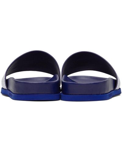 Blue Burberry Sandals, slides and flip flops for Men | Lyst
