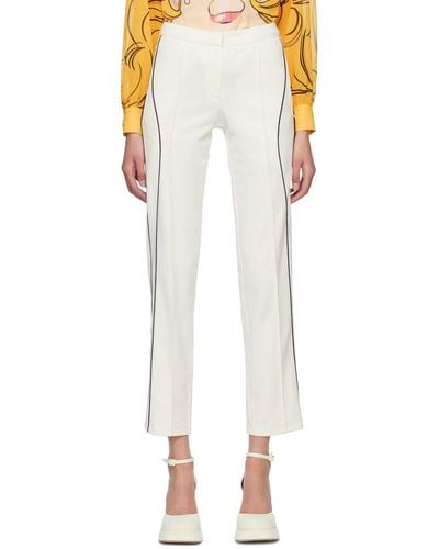 Pushbutton Straight-leg pants for Women | Online Sale up to 82% off | Lyst