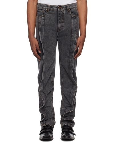 Black Y. Project Jeans for Men | Lyst