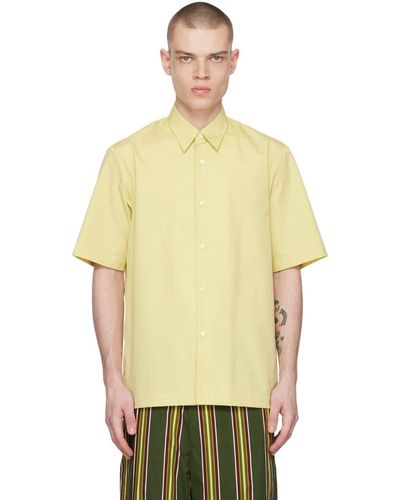 Yellow Dries Van Noten Shirts for Men | Lyst