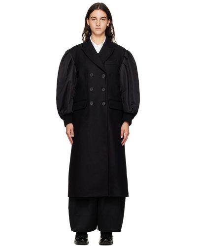 Black Simone Rocha Coats for Women | Lyst