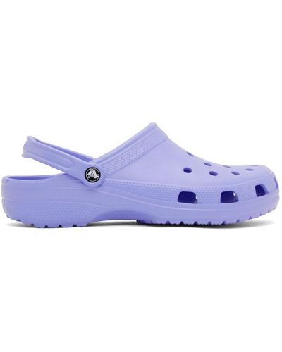 Purple Crocs™ Sandals and Slides for Men | Lyst