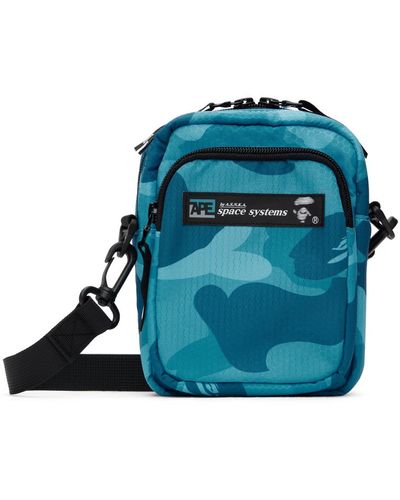 Blue A Bathing Ape Bags for Men | Lyst UK