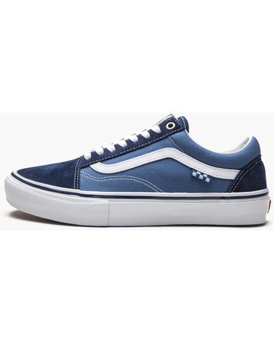 White Blue Vans Sneakers for Women - Up to 40% off | Lyst