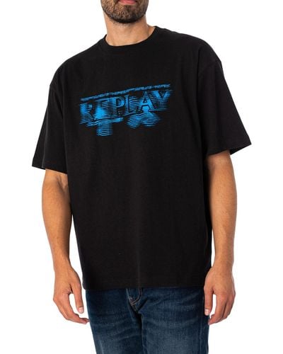Black Replay T-shirts for Men | Lyst