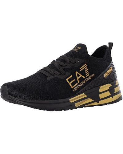 Black EA7 Trainers for Men | Lyst UK
