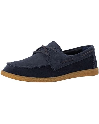 Blue Clarks Slip-on shoes for Men | Lyst