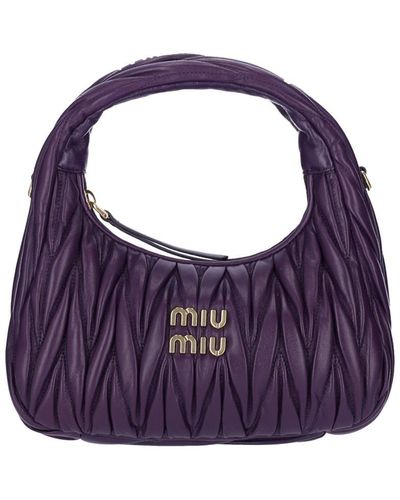 Purple Miu Miu Hobo bags and purses for Women | Lyst