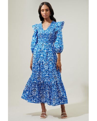 Blue Sugarlips Dresses For Women Lyst