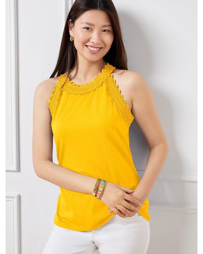 Yellow Talbots Tops for Women | Lyst