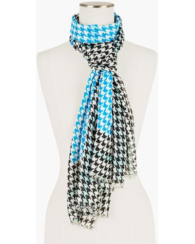 Blue Talbots Scarves and mufflers for Women | Lyst