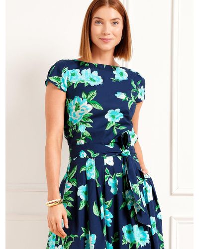 Blue Talbots Tops for Women | Lyst