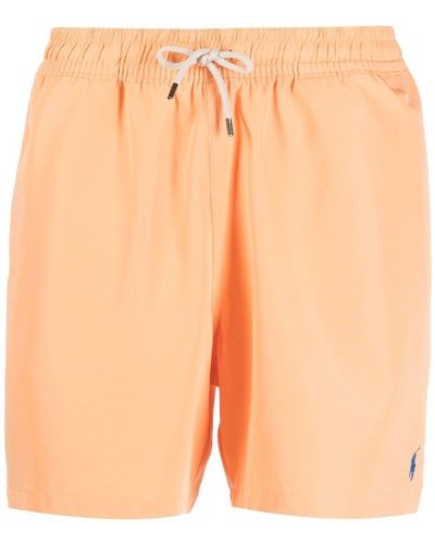 Orange Polo Ralph Lauren Beachwear and Swimwear for Men | Lyst