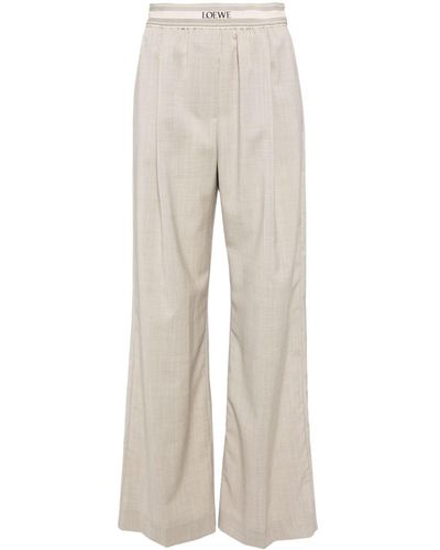 Natural Loewe Pants for Women | Lyst