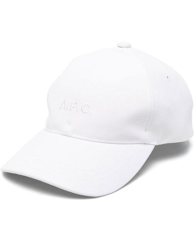 White A.P.C. Hats for Men | Lyst