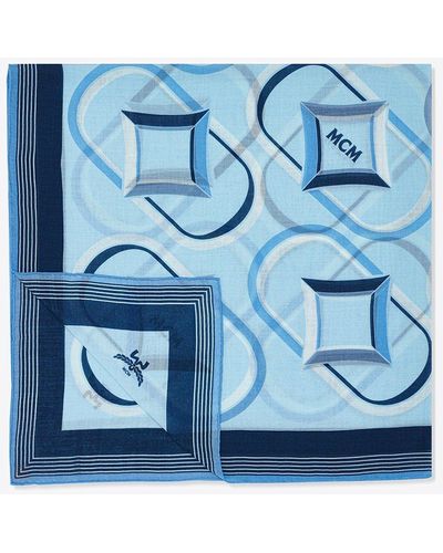 Blue MCM Scarves and mufflers for Women | Lyst