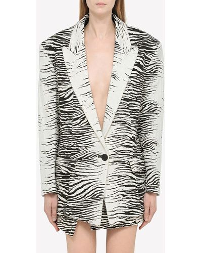 Gray The Attico Jackets for Women | Lyst