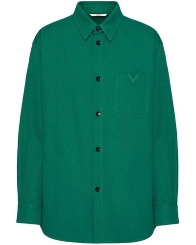 Green Valentino Shirts for Men | Lyst