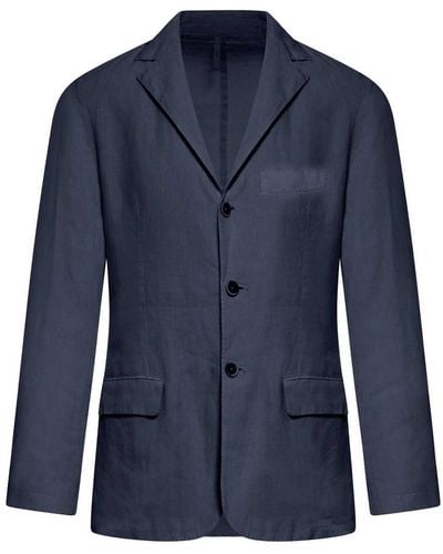 Blue 120% Lino Jackets for Men | Lyst