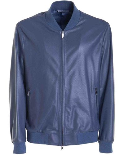 Blue Brioni Jackets for Men | Lyst