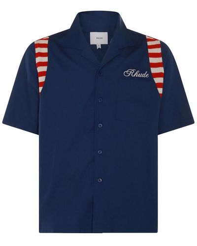 Blue and Red Shirts for Men | Lyst