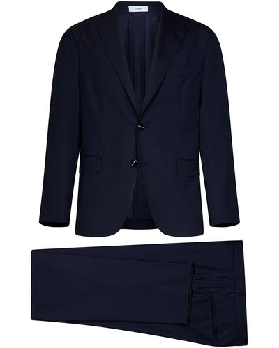 Dark Blue Suits for Men | Lyst