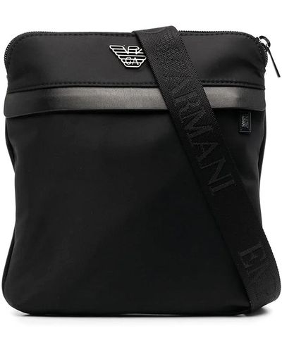 Black EA7 Bags for Men | Lyst