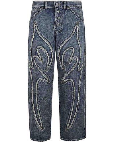 Blue THUG CLUB Jeans for Men | Lyst