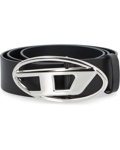 Black DIESEL Belts for Women | Lyst