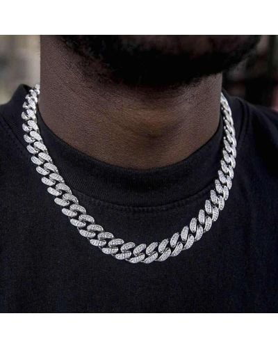 Diamond Cuban Link Chain for Men - Up to 60% off | Lyst