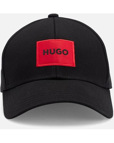 Red HUGO Hats for Men | Lyst