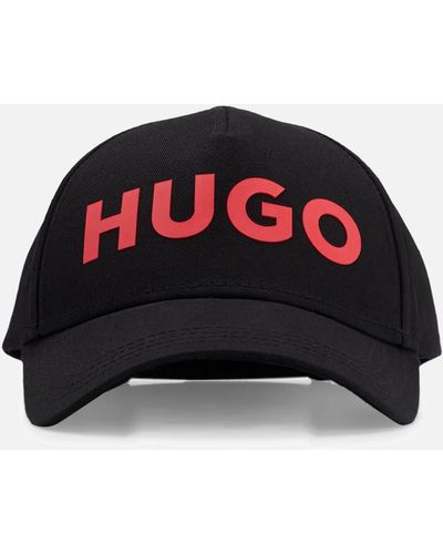 Red HUGO Hats for Men | Lyst