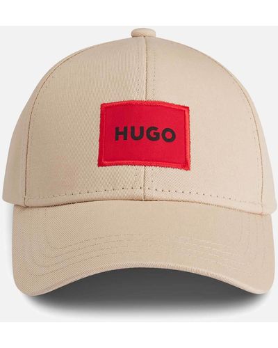 Red HUGO Hats for Men | Lyst