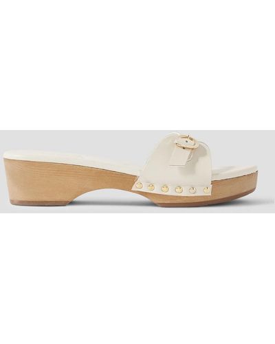 White Ancient Greek Sandals Heels for Women | Lyst