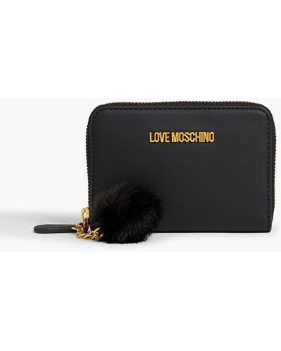 Black Love Moschino Wallets and cardholders for Women | Lyst