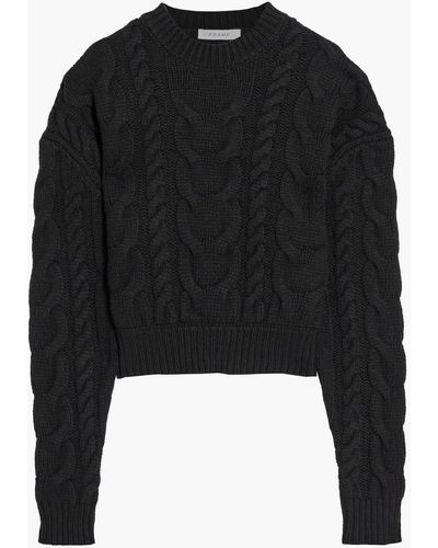 Black FRAME Sweaters and knitwear for Women | Lyst