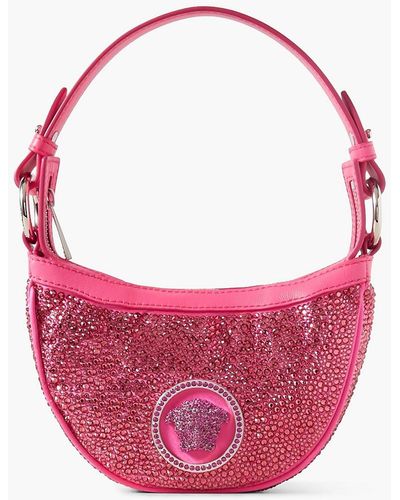 Pink Versace Shoulder bags for Women | Lyst