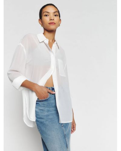 Sheer Shirts for Women - Up to 72% off | Lyst