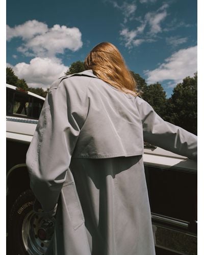 Blue Reformation Coats for Women | Lyst