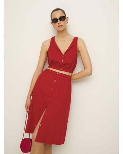 Red Reformation Skirts for Women | Lyst
