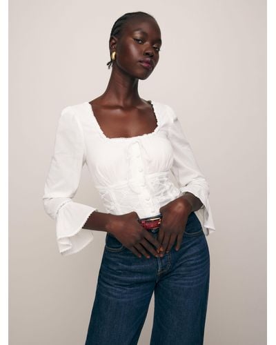 Natural Reformation Tops for Women | Lyst