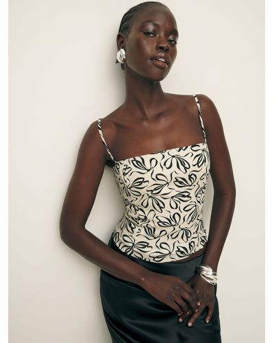 Reformation Overland Linen Tops for Women | Lyst