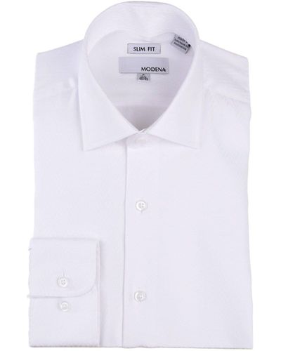 White Modena Shirts for Men | Lyst