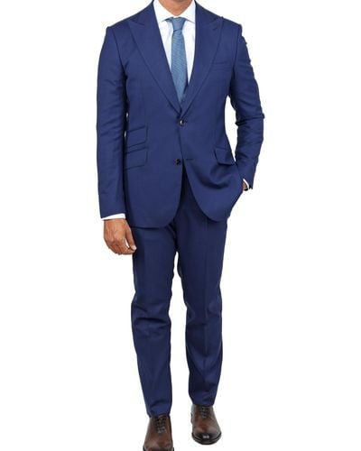 Dark Blue Suits for Men | Lyst