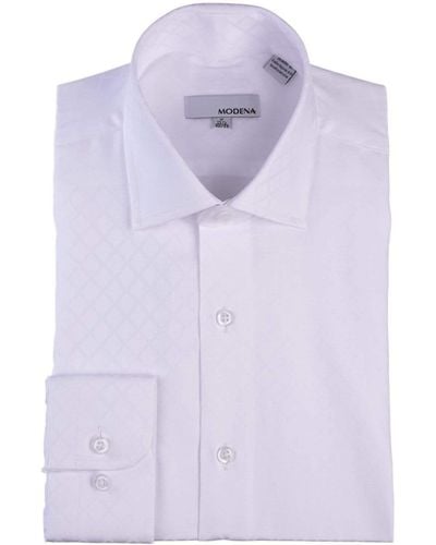 White Modena Shirts for Men | Lyst