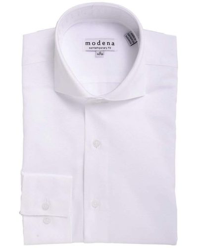 White Modena Shirts for Men | Lyst