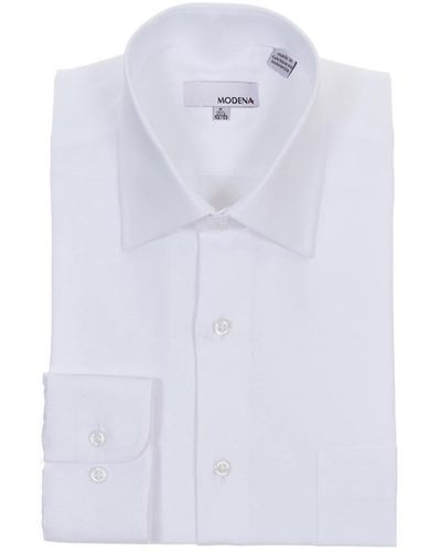 White Modena Shirts for Men | Lyst