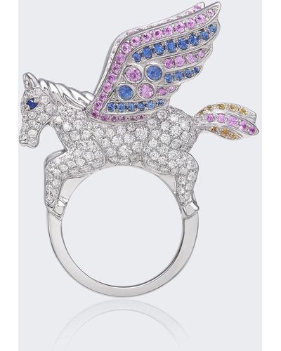 White Mio Harutaka Rings for Women | Lyst